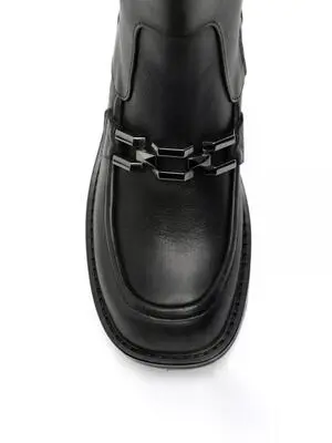 SERGIO MORETTI FIRENZE Chain-link Ankle Boots