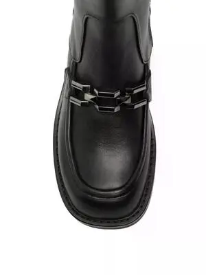 SERGIO MORETTI FIRENZE Chain-link Ankle Boots