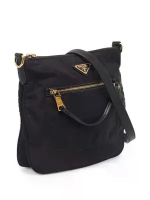 Prada Front Zip Crossbody Bag