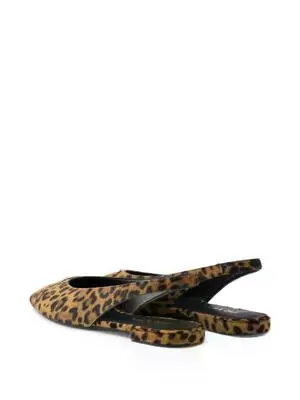 Prada Printed Leather Ballerinas
