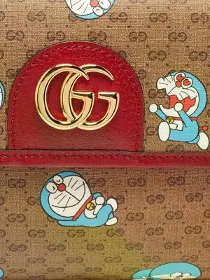 Gucci X Doraemon Gg-pattern Belt Bag