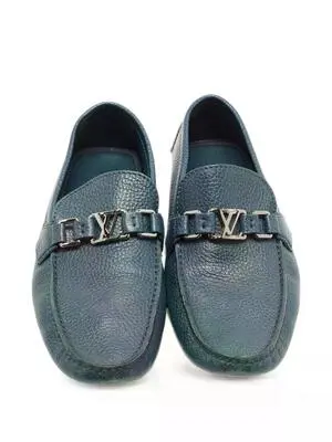 LOUIS VUITTON Hockenheim Leather Loafers