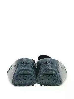 LOUIS VUITTON Hockenheim Leather Loafers - Blue