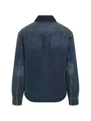 Carhartt Work In Progress Contrast-collar Denim Shirt
