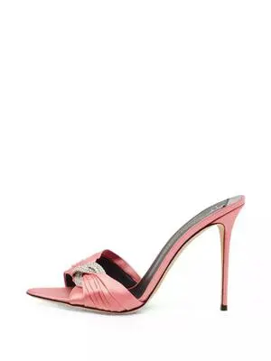 GIUSEPPE ZANOTTI Crystal-embellished Heeled Sandals - Pink