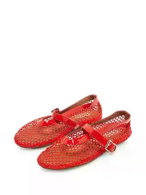 Alaïa Buckle-fastening Ballet Flats