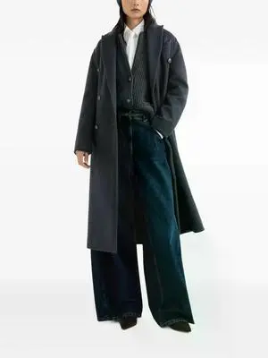Brunello Cucinelli Cashmere Feather Yarn English Rib Cardigan