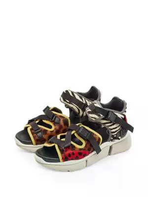 Chloé Sonnie Animal-print Sandals