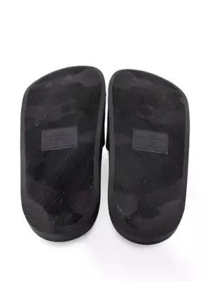 Valentino Garavani Denim Stars Slide Sandals