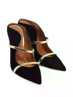 MALONE SOULIERS Maureen Velvet Pumps - Black