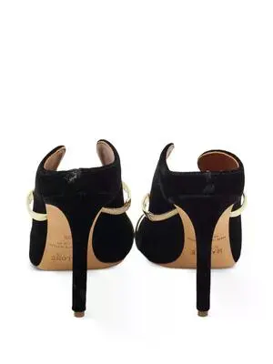 MALONE SOULIERS Maureen Velvet Pumps - Black