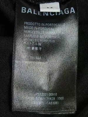 Balenciaga Logo-print Crew-neck T-shirt