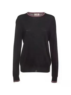 Hermès Contrast-trim Knit Sweater