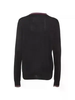 Hermès Contrast-trim Knit Sweater