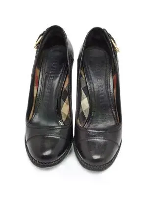 Burberry Buckle-detail Heeled Pumps