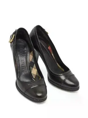 Burberry Buckle-detail Heeled Pumps