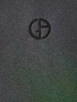 Giorgio Armani Logo Embroidered Tie