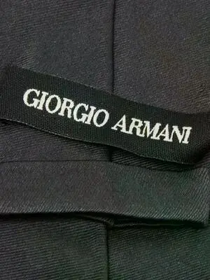 Giorgio Armani Logo Embroidered Tie