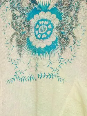 Just Cavalli Floral-print V-neck Sweater