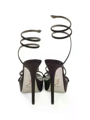 Rene Caovilla Cleo Crystal-embellished Sandals