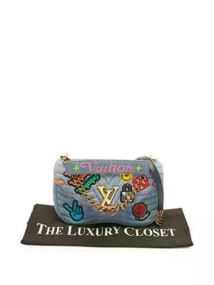 LOUIS VUITTON 2018 Mm New Wave Patches Shoulder Bag