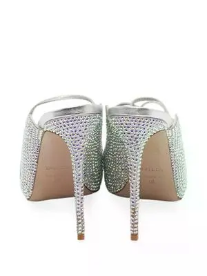 LE SILLA Ivy Crystal-embellished Ankle-wrap Pumps