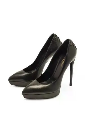 Saint Laurent Janis Lace-up Pumps