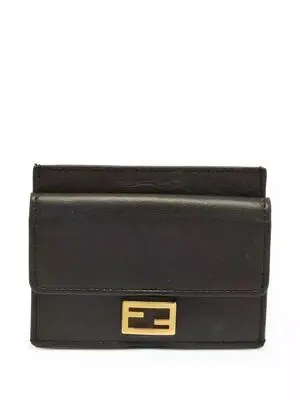 Fendi Baguette Ff Wallet - Black