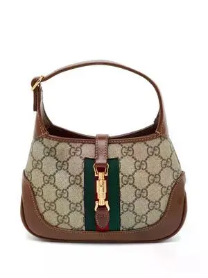 Gucci Jackie 1961 Gg Supreme Shoulder Bag - Neutrals