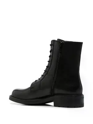 SERGIO MORETTI FIRENZE Smooth Grain Lace-up Ankle Boots