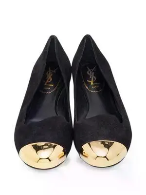Saint Laurent Cap-toe Ballet Flats