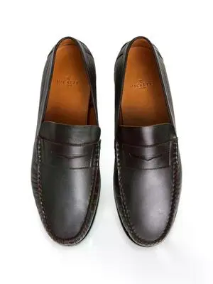 HACKETT LONDON Hand-stitched Saddle Loafers