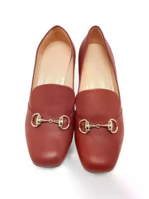 Gucci Horsebit Block Heel Pumps