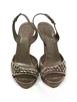 Gucci Crystal-embellished Platform Stiletto Sandals