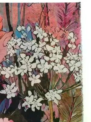 D'ANIELLO Floral-print Leopard-pattern Scarf