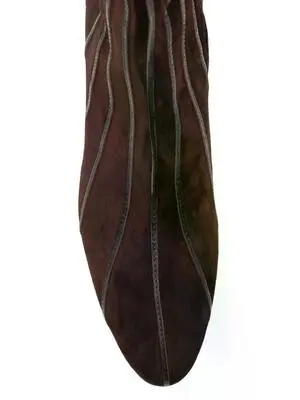 HERBERT LEVINE Zip-fastening Panelled Ankle Boots