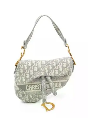 Dior Christian Dior 2021 Saddle Oblique Tote Bag Grey