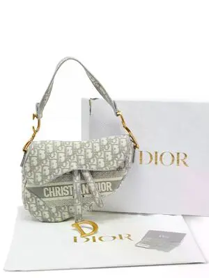 Dior 2021 Saddle Oblique Tote Bag - Grey