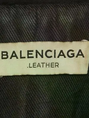 Balenciaga Zip-up Leather Jacket