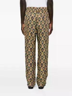 Drole De Monsieur Graphic Print Drawstring Trousers
