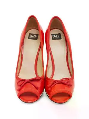 Dolce & Gabbana Bow-detail Heeled Pumps