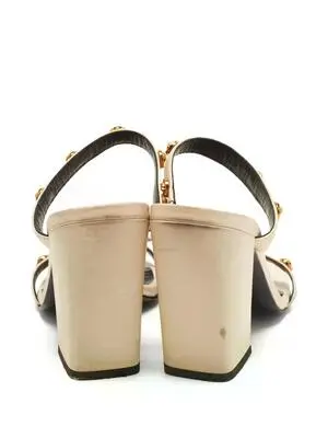 Versace Medusa Block Heel Sandals