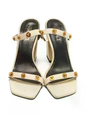 Versace Medusa Block Heel Sandals