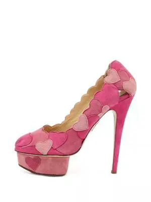 CHARLOTTE OLYMPIA Dolly Heart-patch Pumps