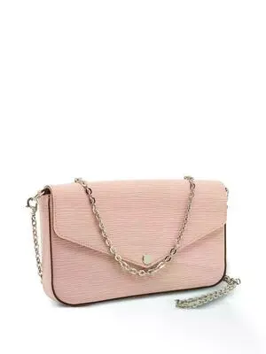 LOUIS VUITTON Félicie Epi Leather Clutch Bag
