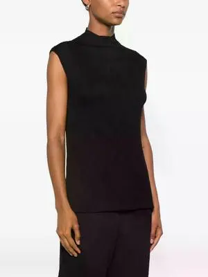 THE ROW Oakson Crinkled Sleeveless Top