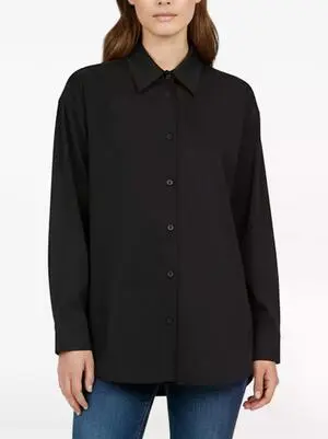 Balenciaga Long Sleeve Wool Shirt