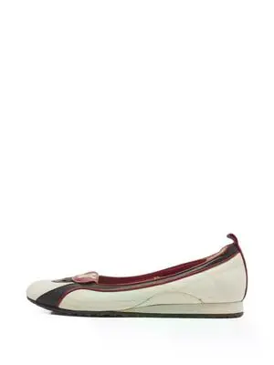 Celine Cream Leather Ballet Flats - Neutrals