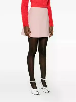 Marni Embroidered Logo Mini Skirt