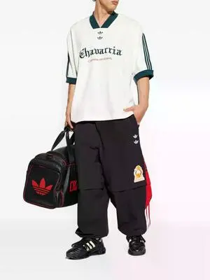 Adidas X Willy Chavarria Logo-print V-neck T-shirt